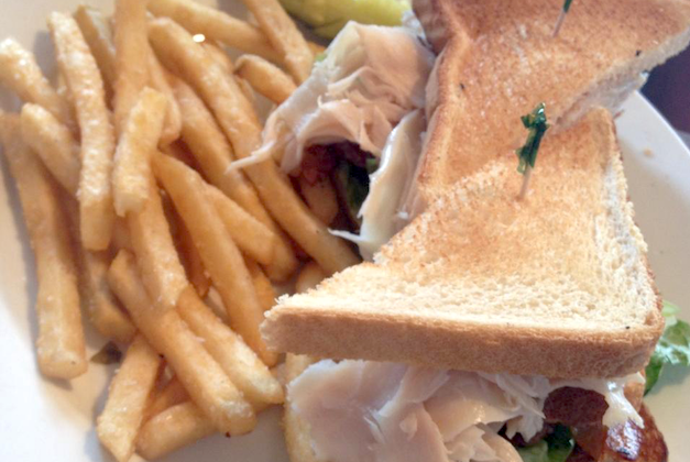 Turkey Club Sandwich – Blue Moon Grill Wakefield via FourSquare by ...